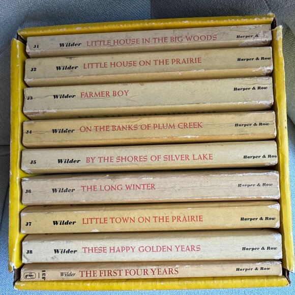 Other | Set Of 9 Laura Ingalls Wilder Little House Books 1971 | Poshmark